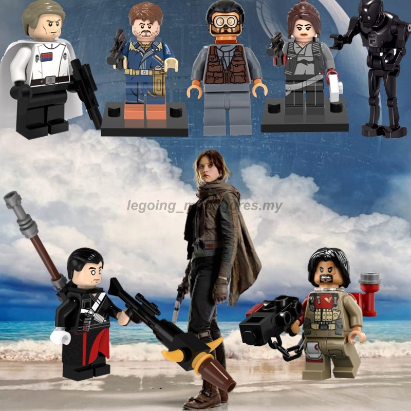 Compatible With Minifigures Rogue One A Star Wars Story Jyn Erso K2SO ...
