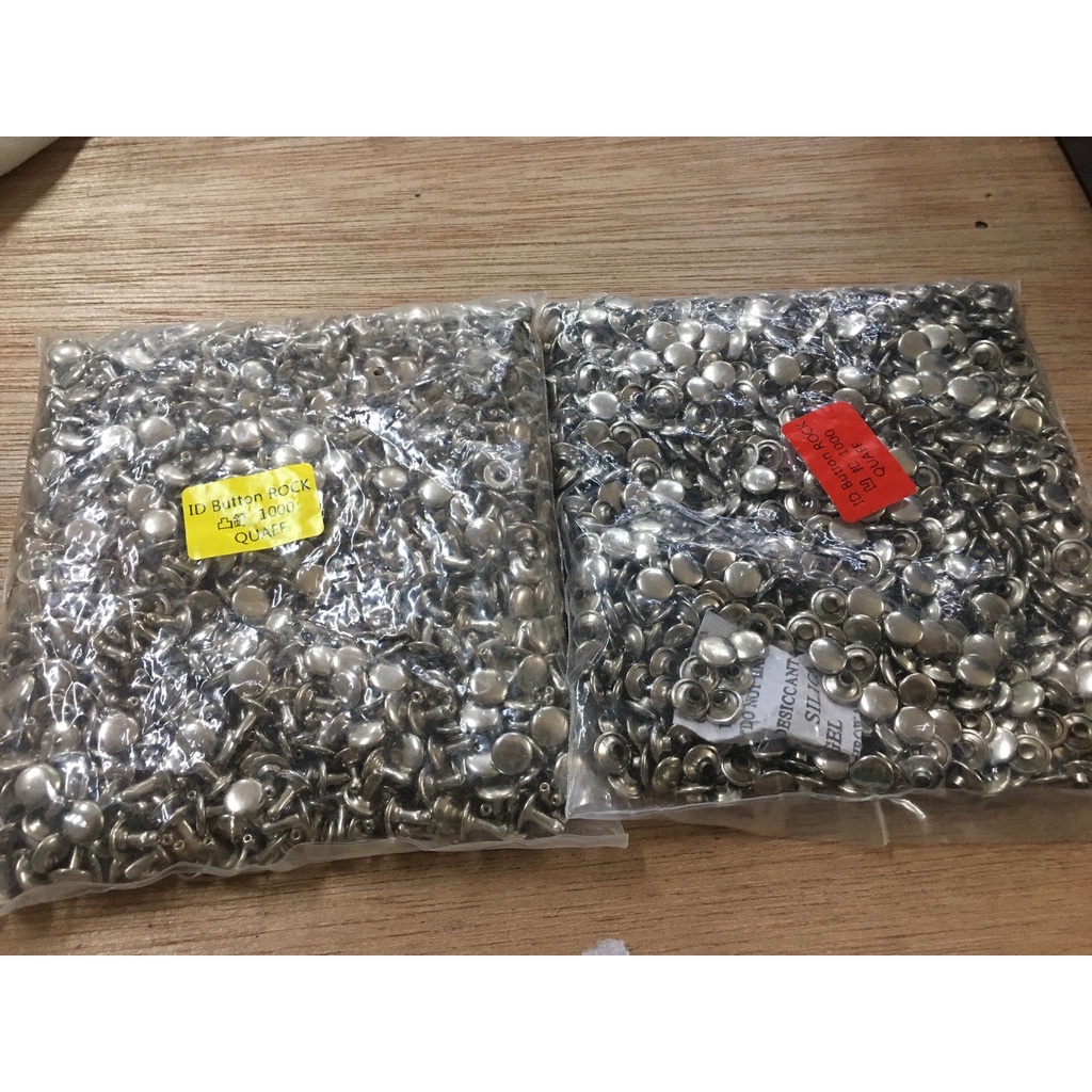 Button Rock Remache ID Making Accessories (1000 pcs per pack) set ...