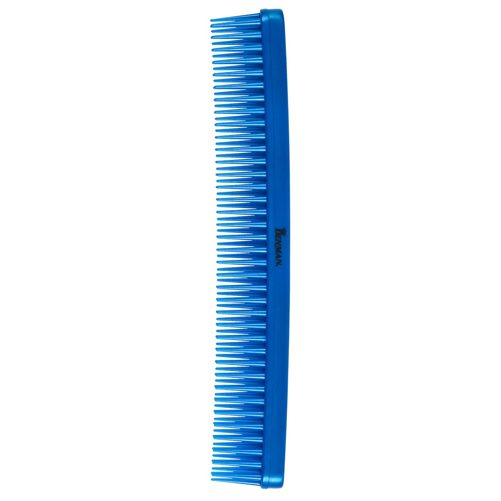 Denman D12 Three-Row Comb Detangle & Tease Blue | Shopee Philippines