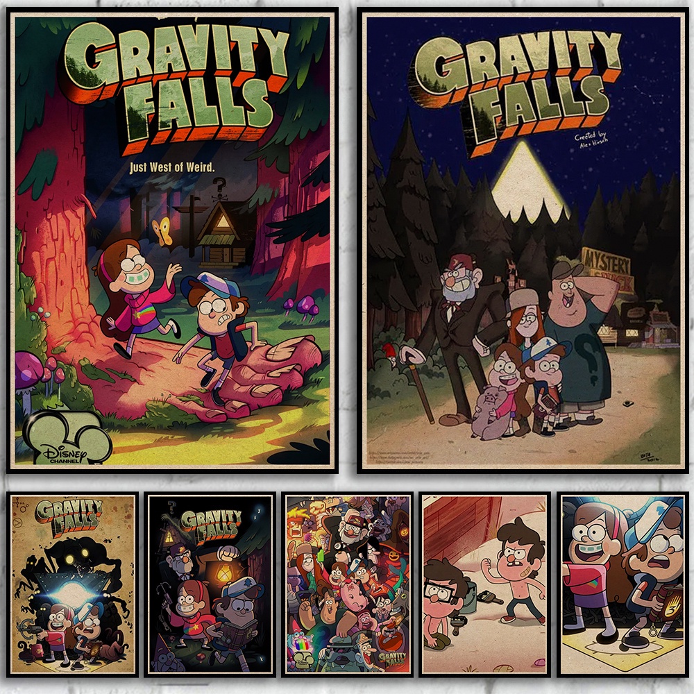 Children's Animation Poster Collection Gravity Falls Season High ...