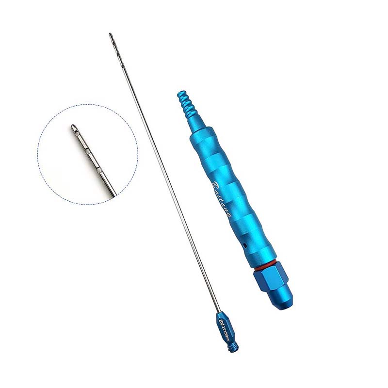 Porous Luer Lock Liposuction Cannula with Reusable Handle , Liposuction instruments 25cm x 3.0mm ...