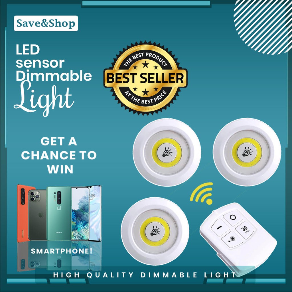 Wireless Led Ceiling Light With Remote Control | Shelly Lighting