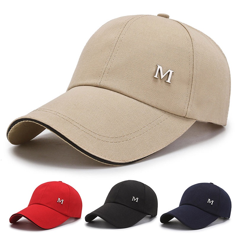 Men's Women Baseball Cap Letter M Label Sport Cap Casual Hat Caps ...