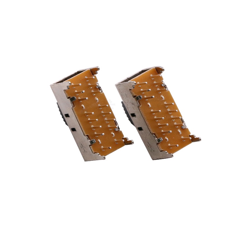 Ready stock* 2pcs,SS-43D01 4P3T 16pin PCB 3 Position SS-43D01 Toggle Slide Switch | Shopee ...