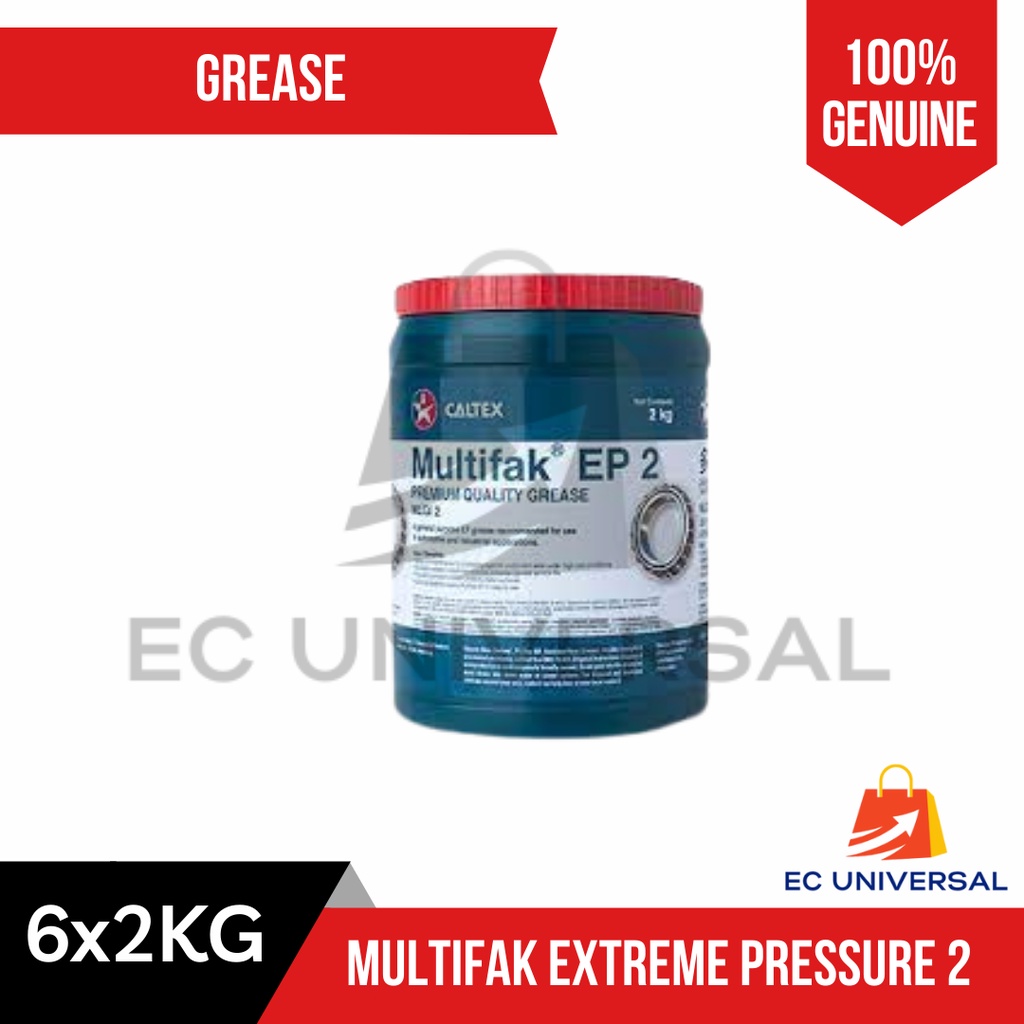 Caltex Multifak Extreme Pressure Bearing Grease 2 6x2 Kilograms Box ...