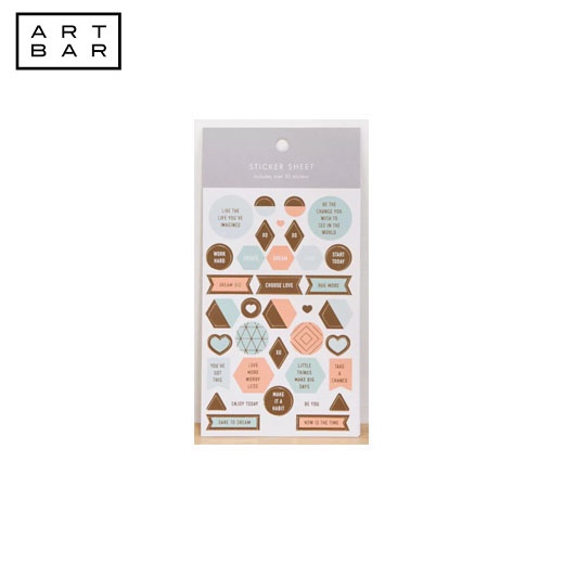 kikki.K Sticker 10955801 Multi Sticker Sheet Inspiration - Art Bar PH ...
