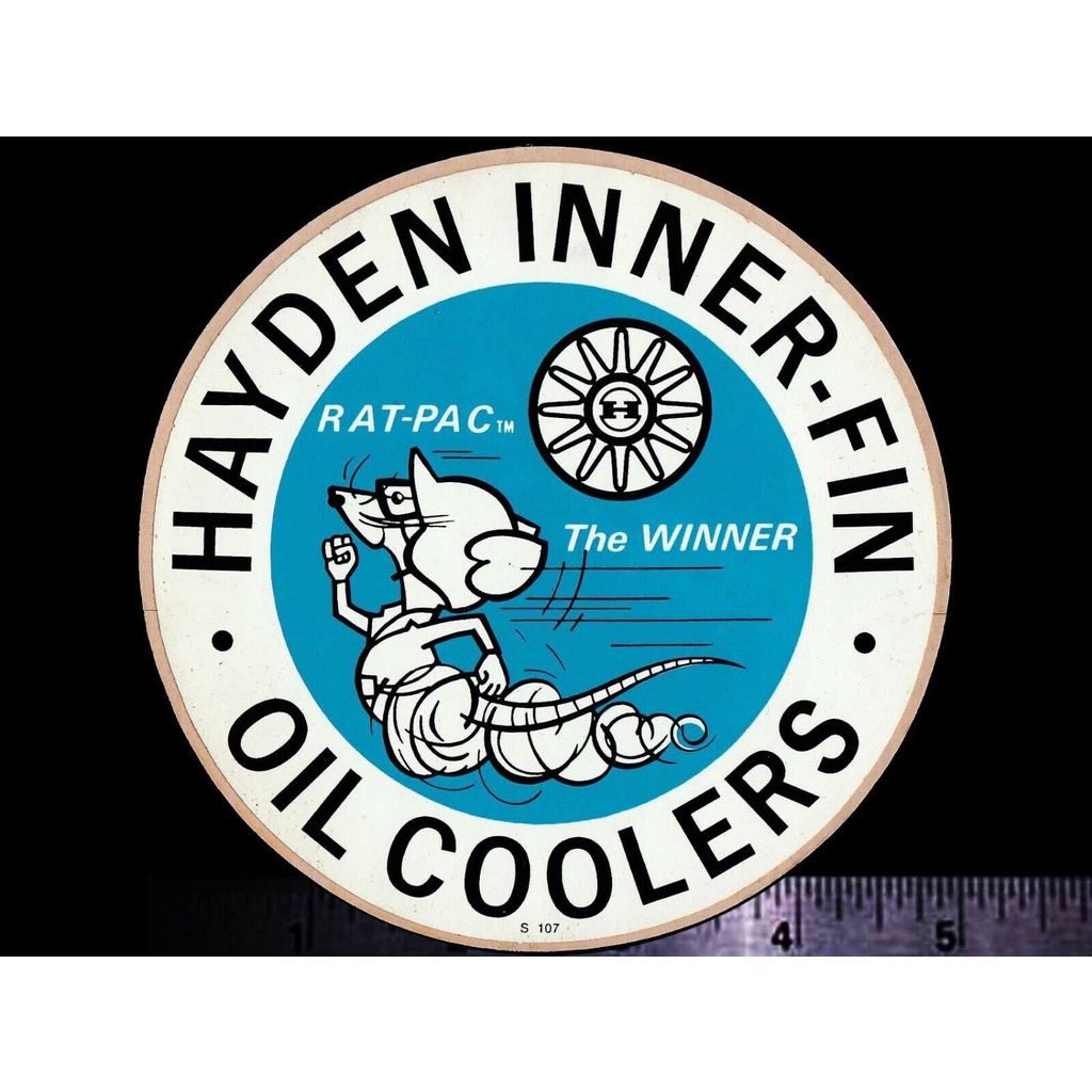 x2 HAYDEN Inner Fin Oil Coolers - Original Vintage 1960's 70's Racing ...