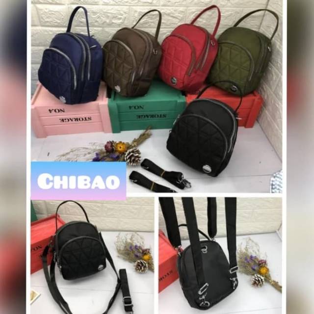 CHIBAO 3IN1 EMBROIDERED BAG CB99-27-A (SHOULDER BACKPACK) | Shopee ...