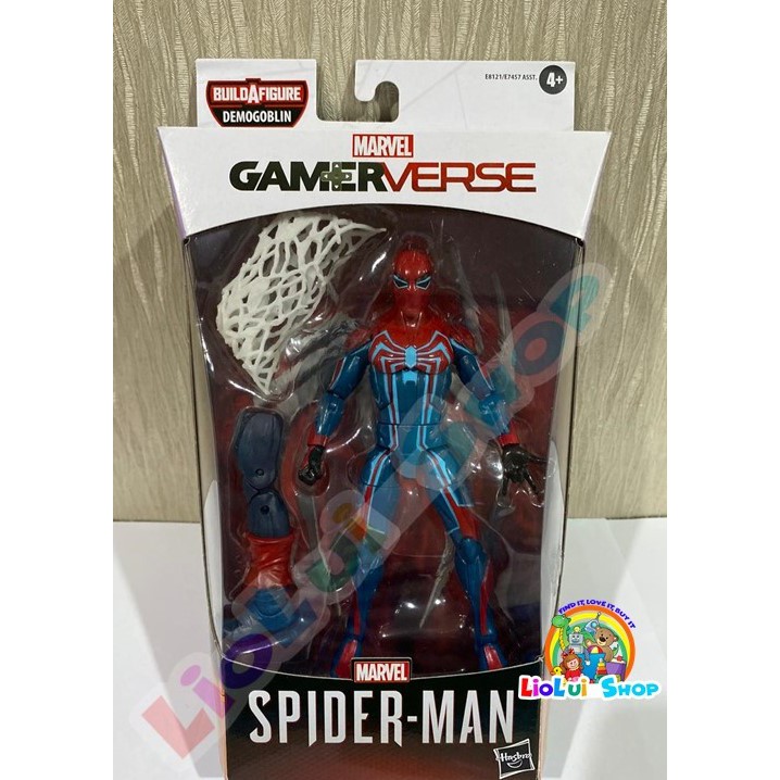 Marvel LEGENDS GAMEVERSE VELOCITY SUIT SPIDER-MAN BAF DEMOGOBLIN ...
