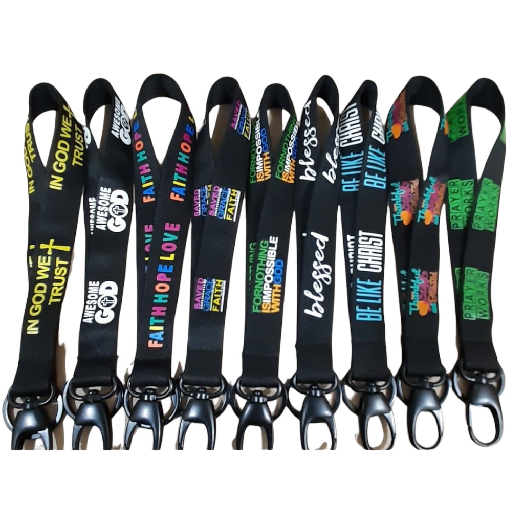 Faith Keychain Wrist Lanyard – Inspirational Christian Key Holder ...