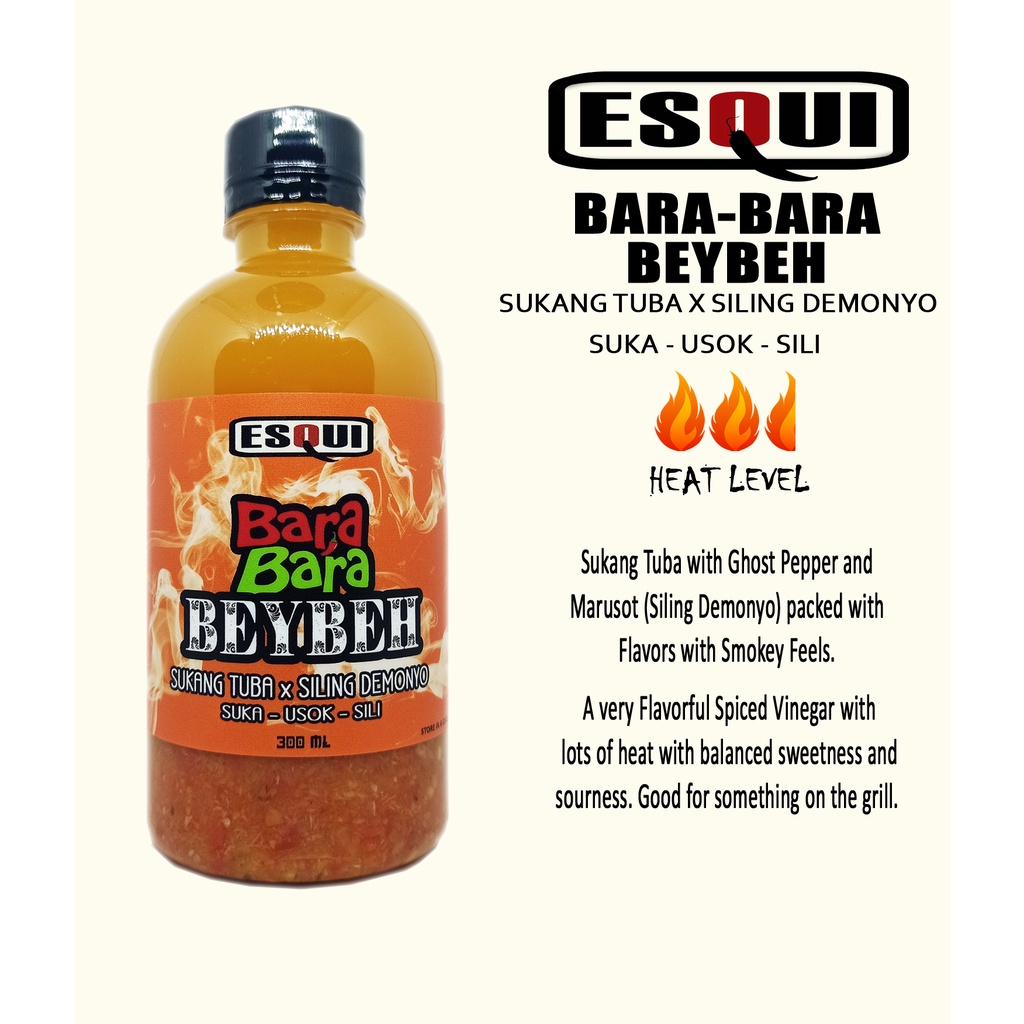 Sukang Tuba Siling Demonyo - Bara Bara Beybeh Spiced Vinegar - Sinamak ...