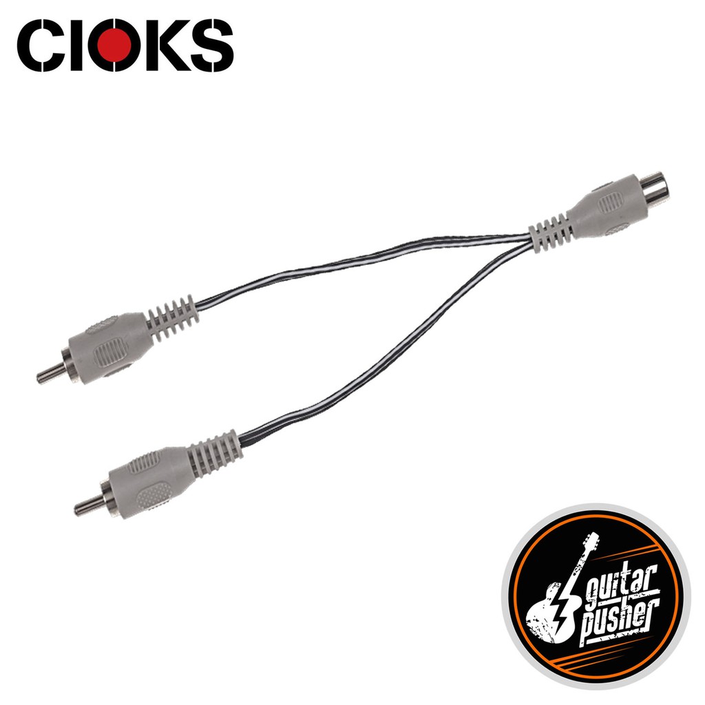 Cioks Parallel Adapter Flex 10Cm Current Booster - Two Rca To One Rca ...