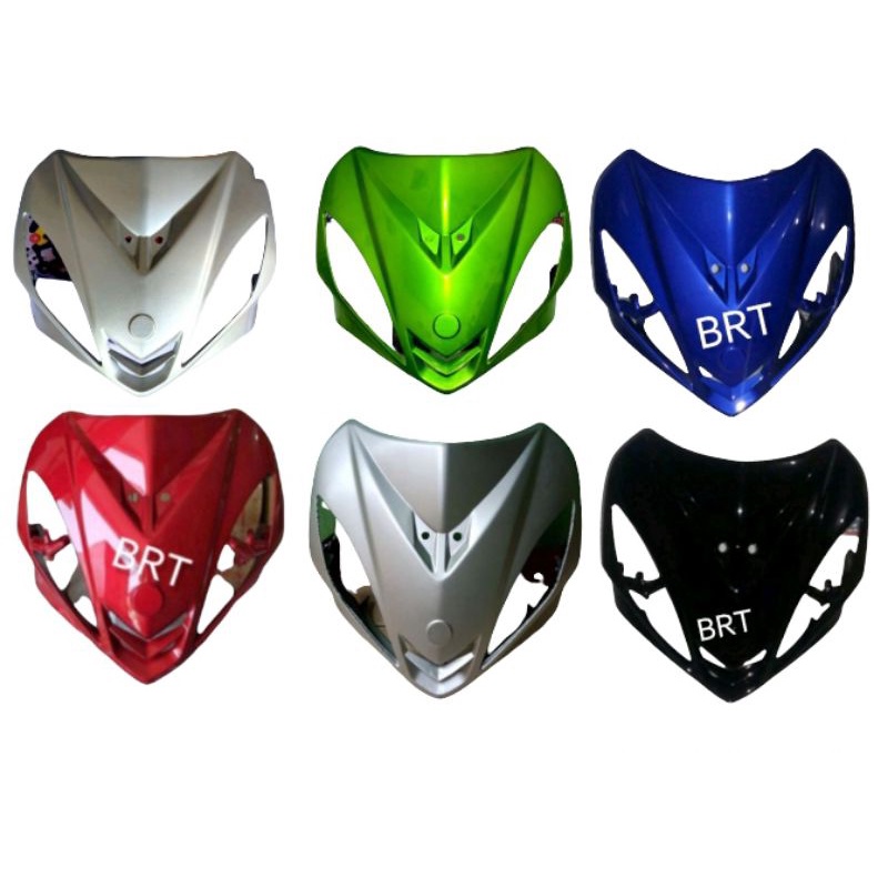 MERAH Front Shield Panel License Plate Yamaha Jupiter MX Old Black Red ...