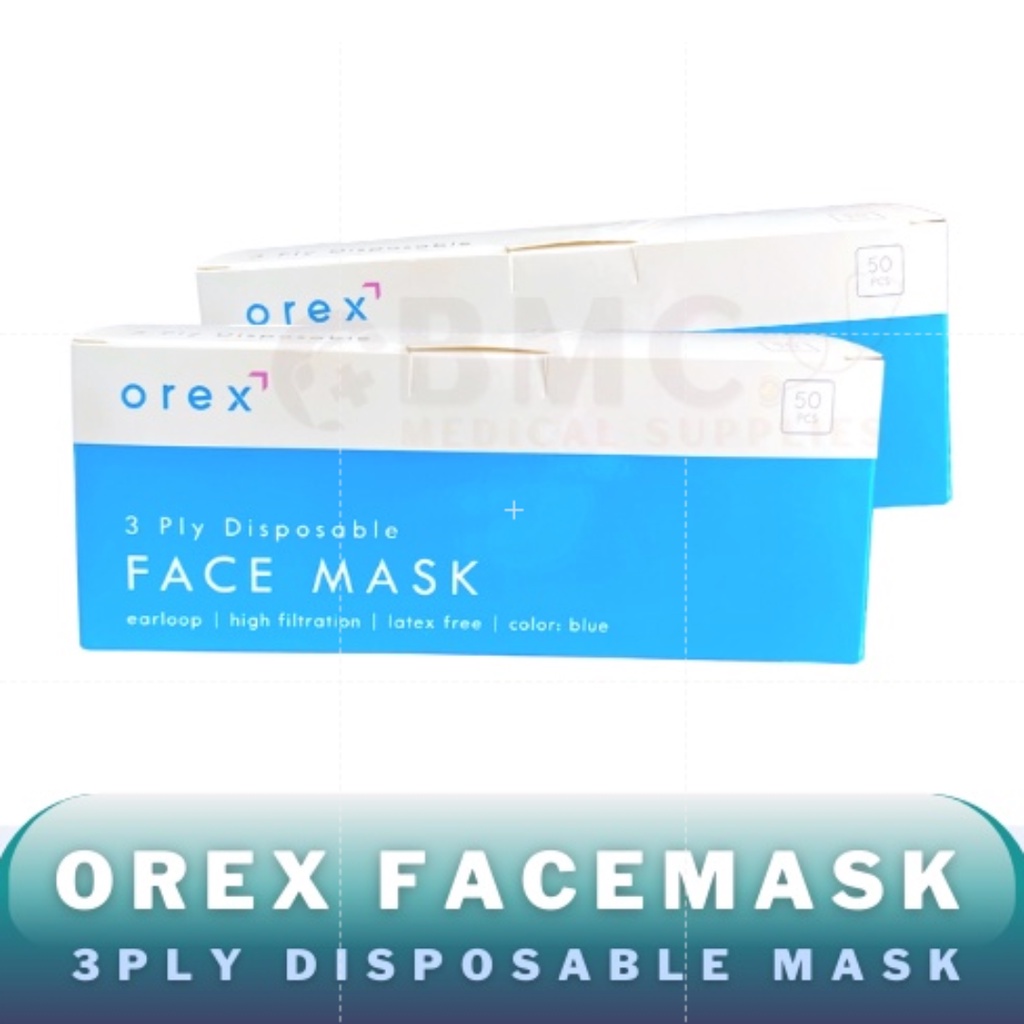 SALE!! OREX & PARTNERS - Face Mask (1Box-50's) | Shopee Philippines