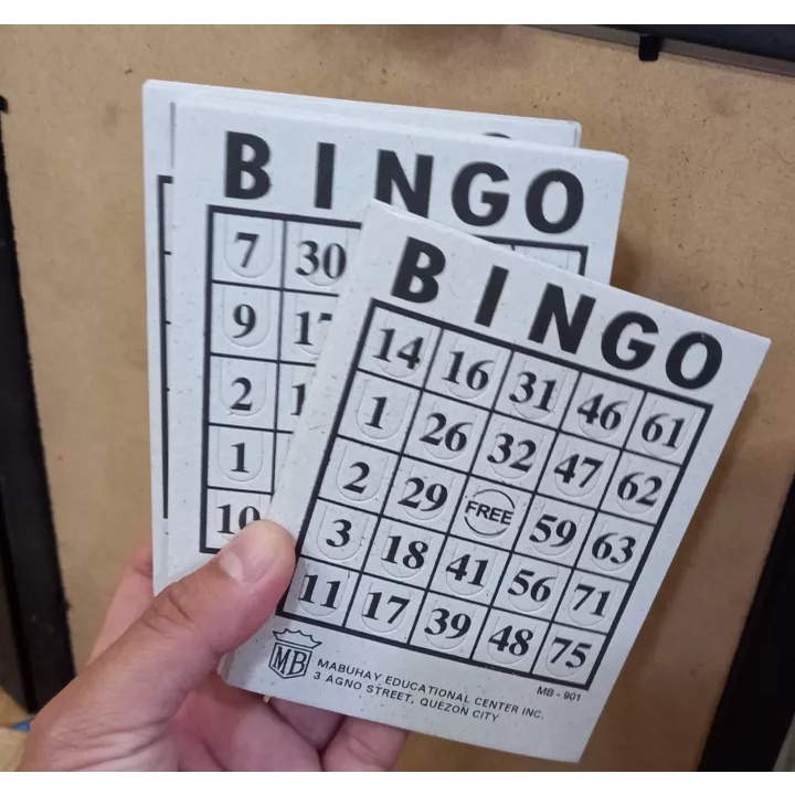 Pop Up Bingo Cards . . | Shopee Philippines