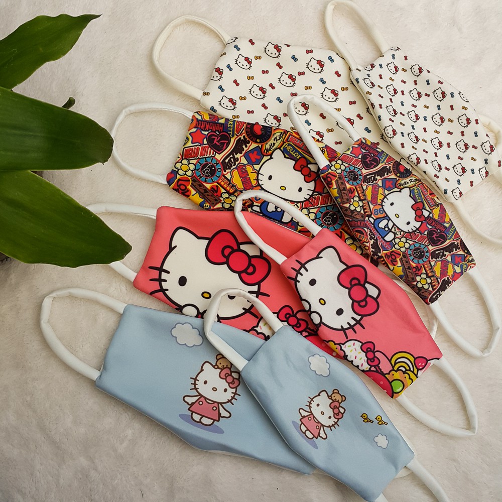Hello Kitty Face Masks for Kids and Adults | Shopee Philippines