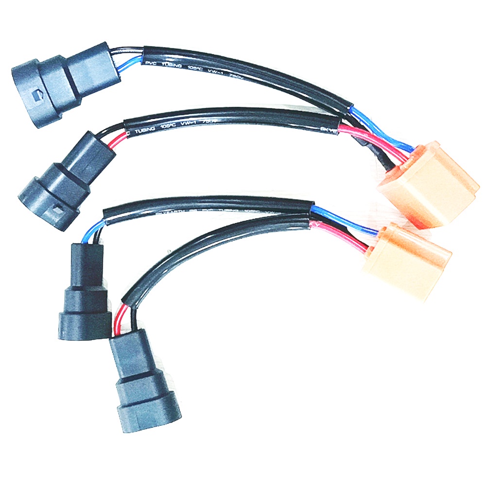 2Pieces 9006 / 9005 to H4 Headlight Bulb Conversion Sockets Harness ...