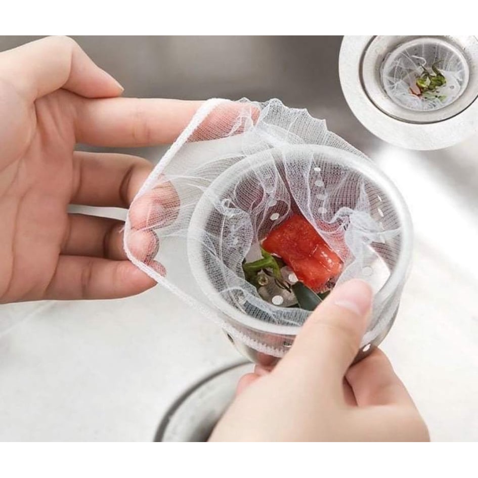 100pcs Disposable Sink Strainer Filter Clogging Insulation Kitchen ...