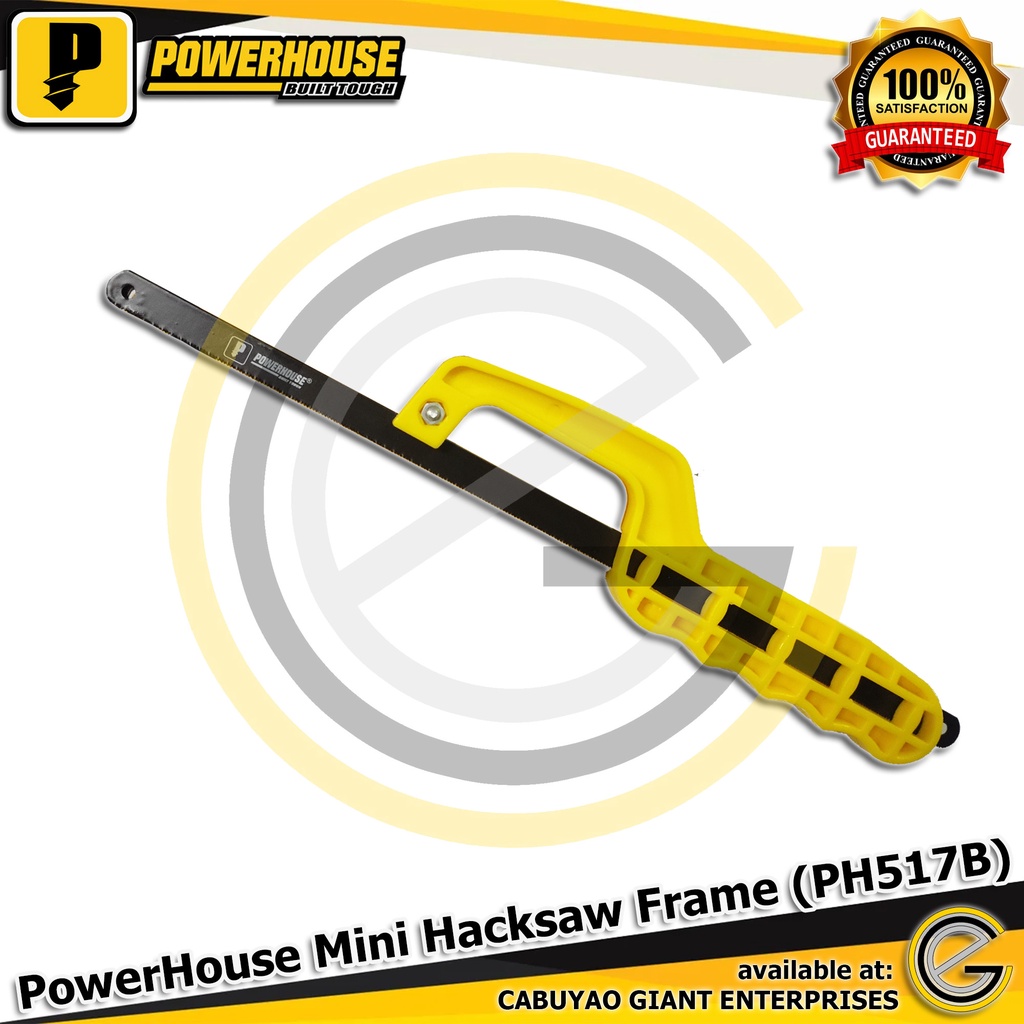 Powerhouse Mini Hacksaw Frame PH517B | Shopee Philippines
