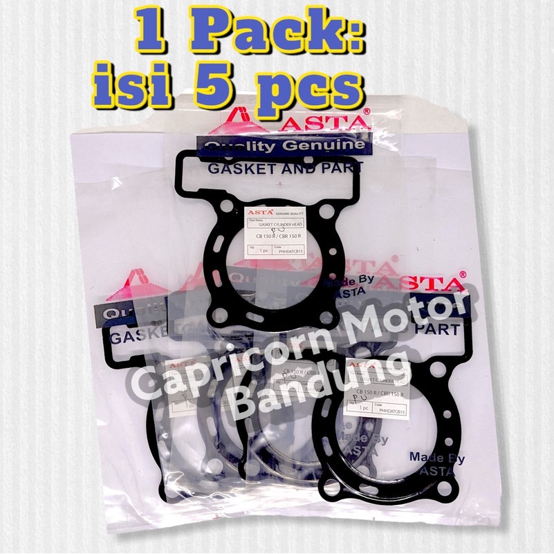 TOP CYLINDER HEAD PAKING GASKET CB150R CBR150R OLD CB 150 R CBR 150 ASTA CONTENTS 5 PACKING KOP ...