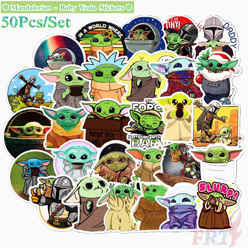 Mandalorian - Baby Yoda Stickers A 50Pcs/Set Star Wars Fashion DIY ...