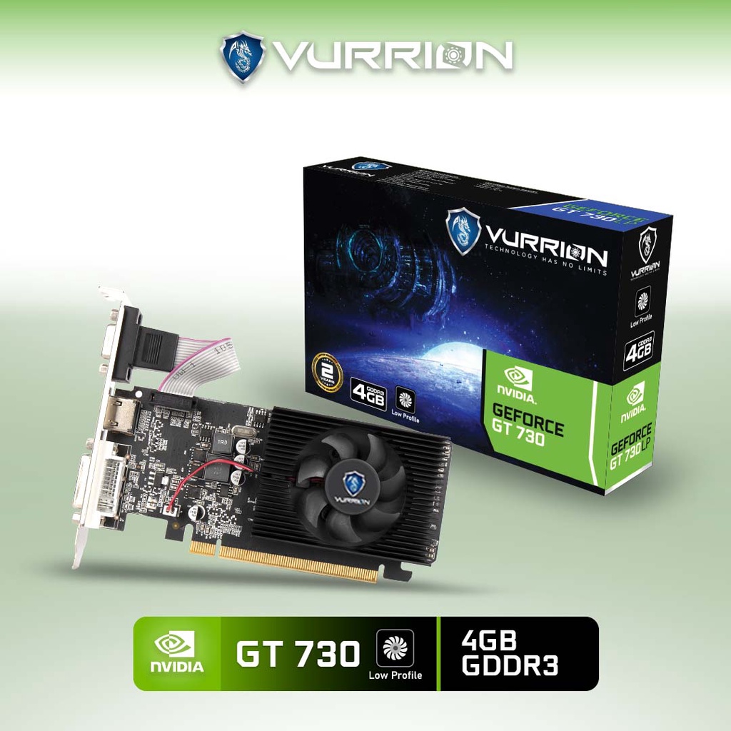 Vga Giforce Nvidia GT 730 LP 2GB / 4GB GDDR3 64Bit GT730LP GT730 730LP ...
