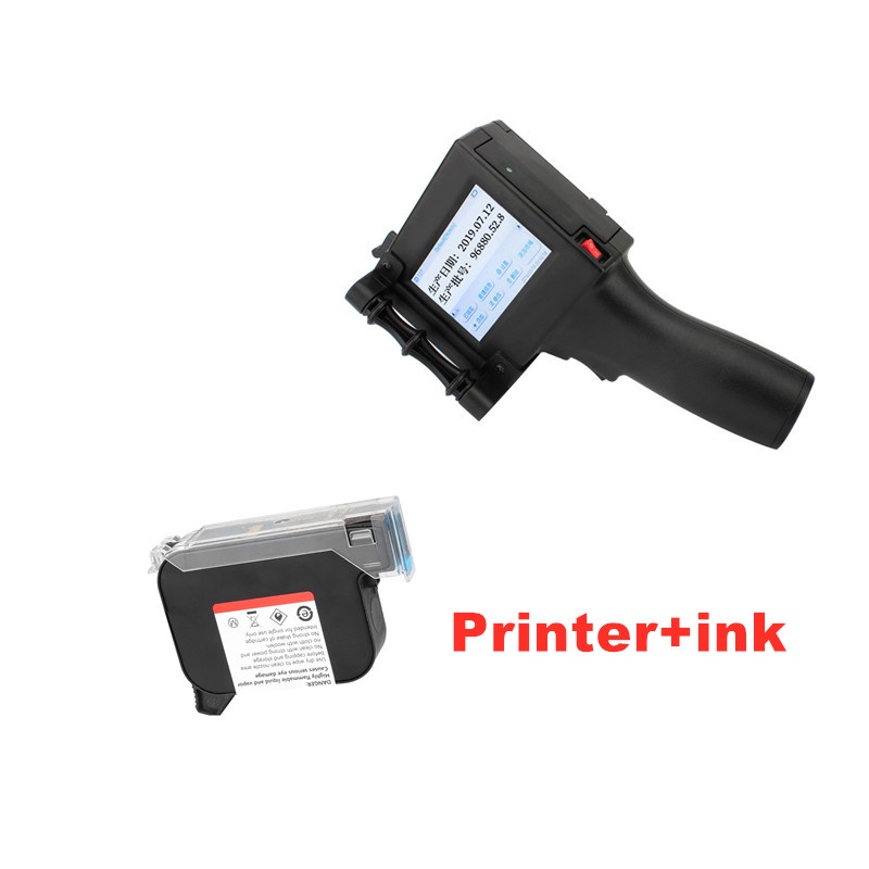 Hand-held Inkjet Printer To Print Production Date. Small Automatic ...