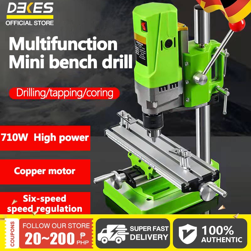 Multifunctional Bench Drill Press Industrial Heavy Duty 13mm 710W ...