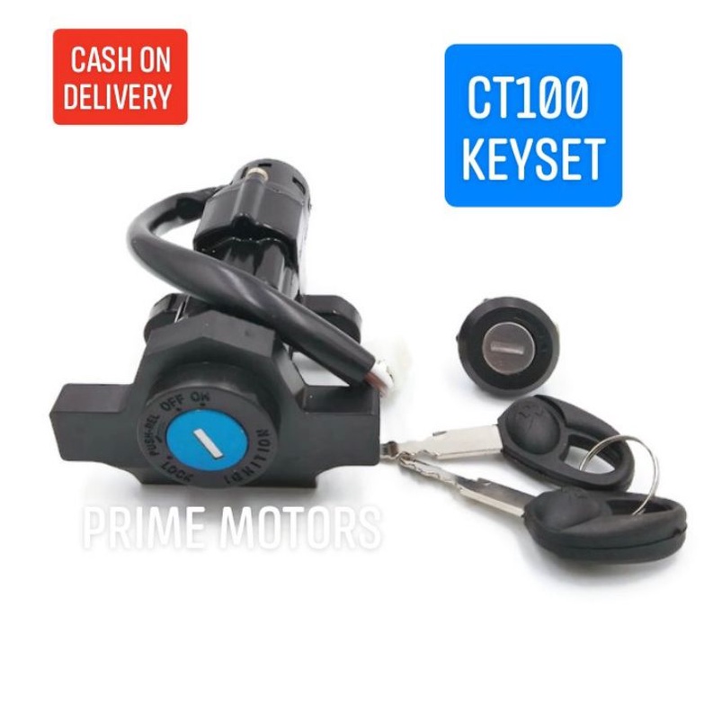 CT100 IGNITION SWITCH AND SIDE COVER LOCK | Shopee Philippines