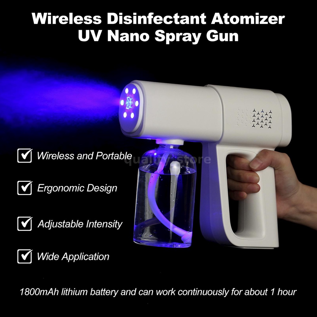 Portable Nano Atomizer, Electric Sprayer, Disinfectant Atomizer Bottle ...