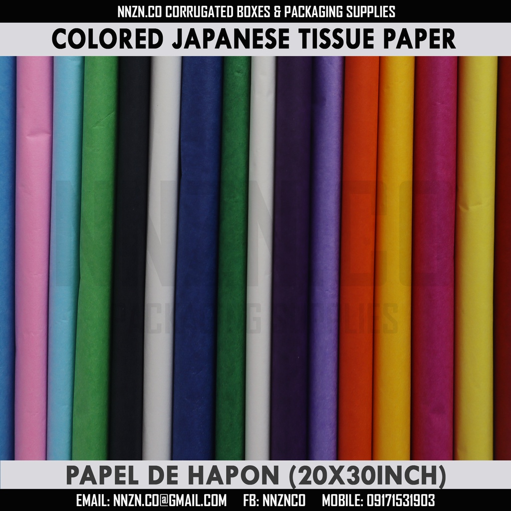 NNZN Japanese Paper Papel De Hapon Colored Japanese Tissue Paper Gift ...
