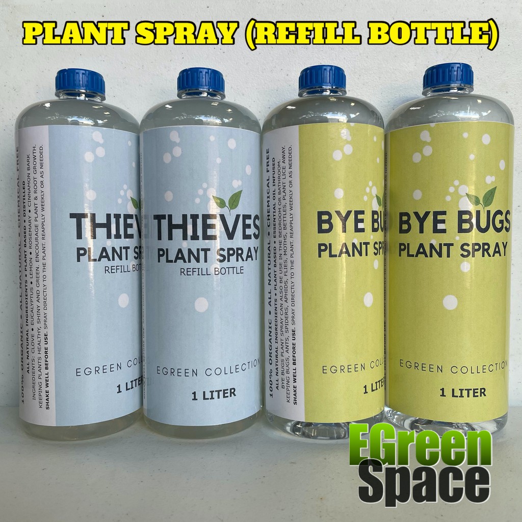 1LITER SPRAY REFILL - Thieves | Bye Bugs | Plant Growth Booster ...