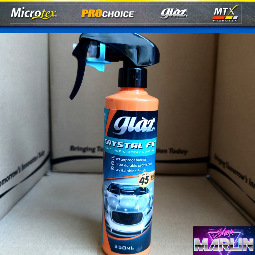 Microtex MTX Crystal FX Hydrophobic spray coating 250ml | Shopee ...
