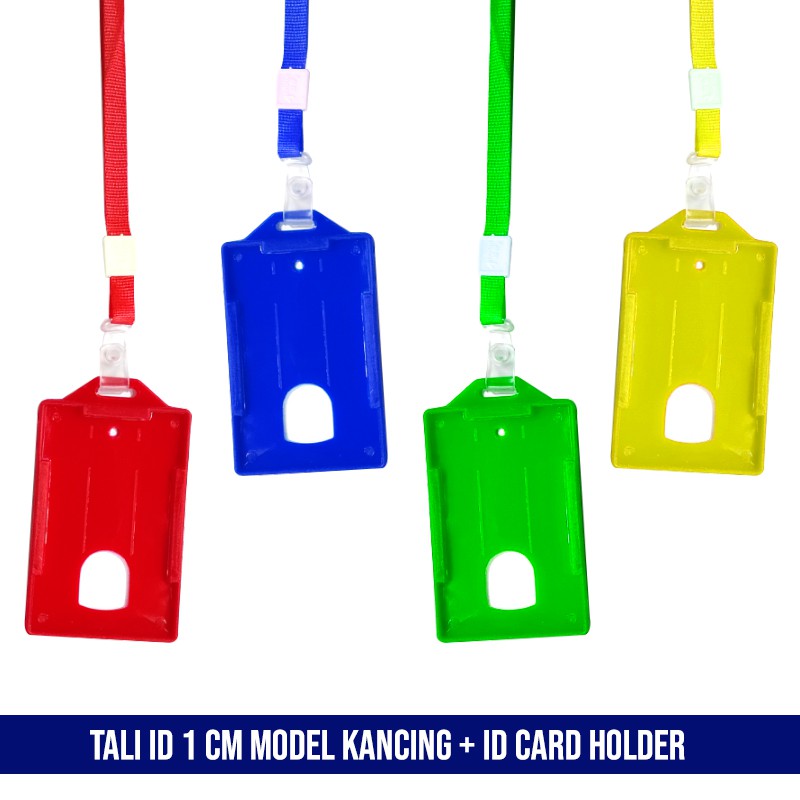 1cm Button Nylon ID CARD Strap With Thick ID CARD Case/ID CARD FRAME ...