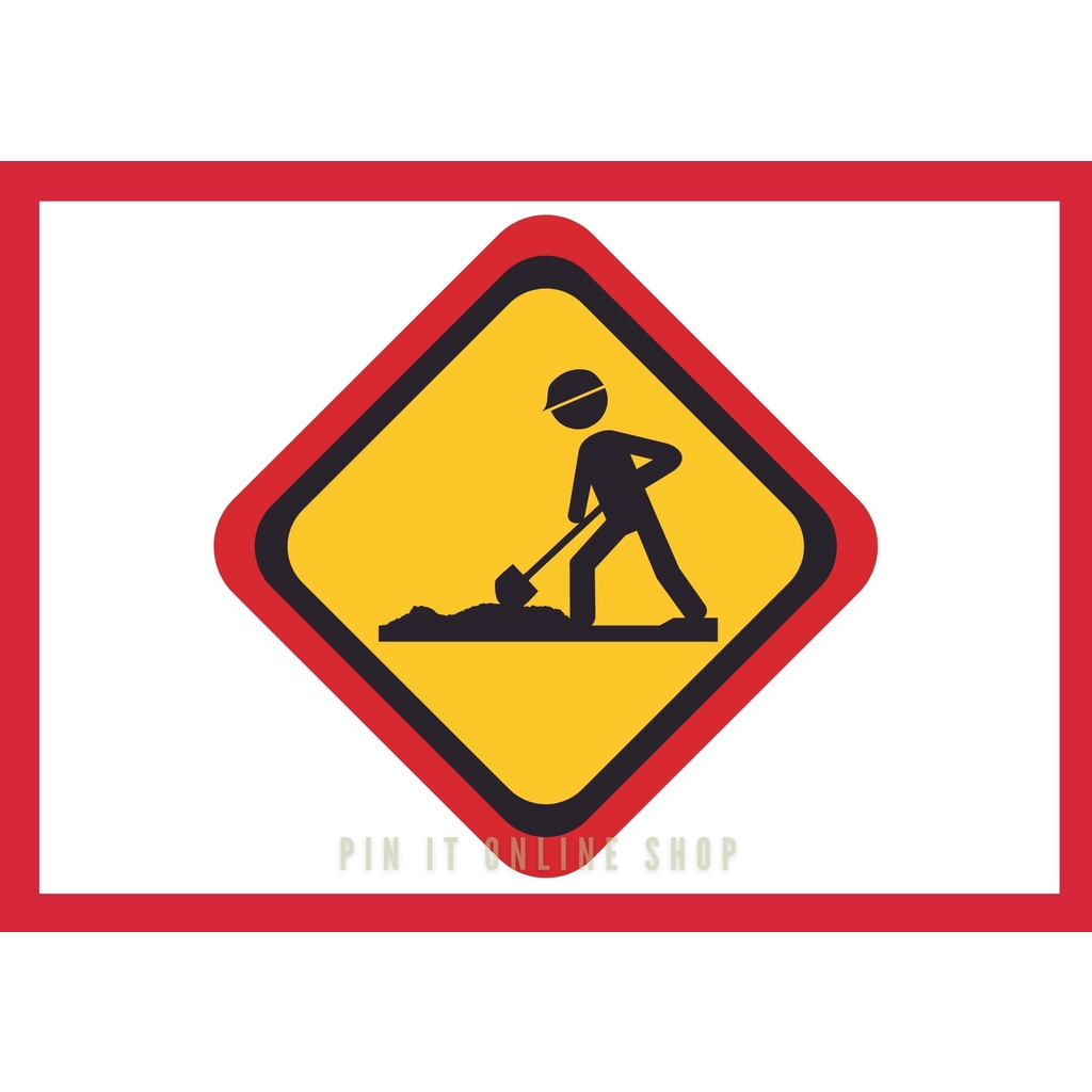 CASYBL024 Laminated A4 size CAUTION SIGNAGE SYMBOL Safety First ...