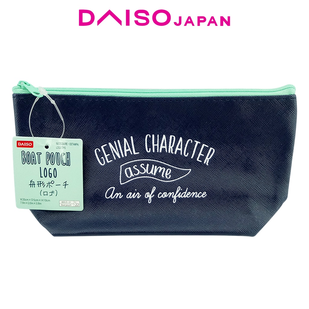 Daiso Blue Boat-Shaped Pouch | Shopee Philippines