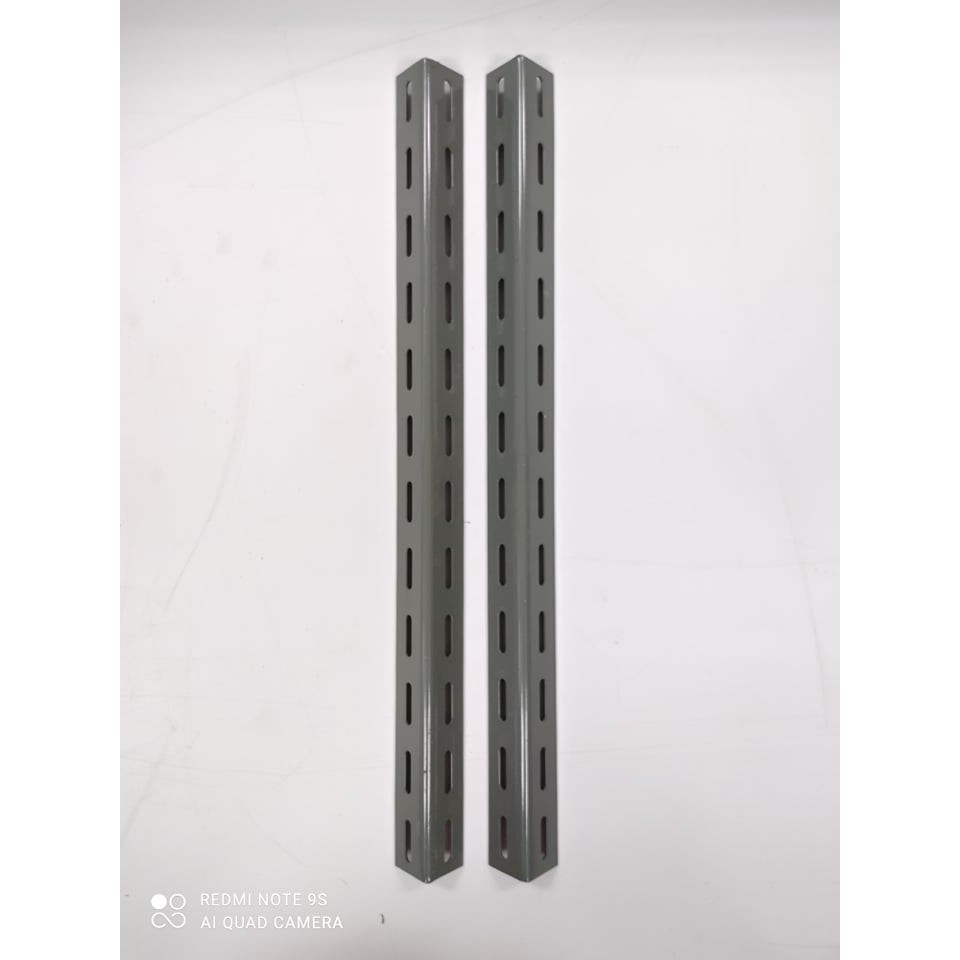 Slotted Angle Bar 1.5" x 1.5" x 2.0mm x 2Feet. (Gray) - 1pc. with Free ...