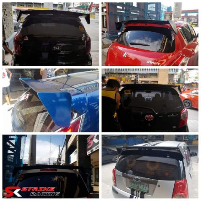 Spoon Type Spoiler for Kia Picanto | Shopee Philippines