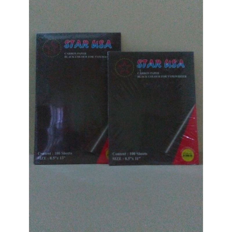 Carbon paper long 100sheets black | Shopee Philippines