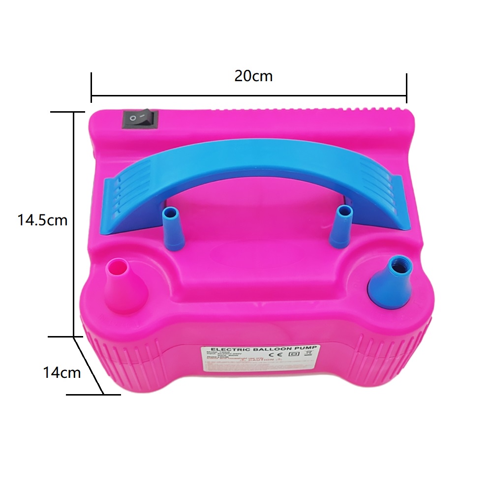 Electric Balloon Inflator Pump High Voltage Double Hole Air Compressor ...