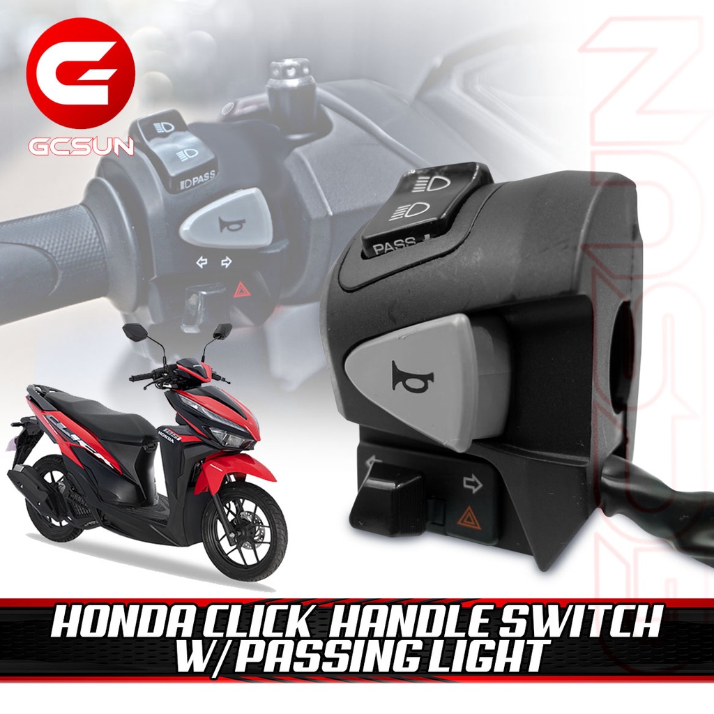 HONDA CLICK HANDLE SWITCH W/ PASSING LIGHT - GCSUN MOTORCYCLE | Shopee ...