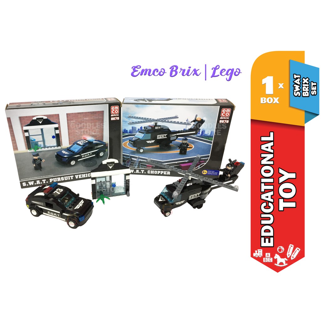 EMCO BRIX SWAT Series Chopper Pursuit Vehicle Police Car Airplane ...