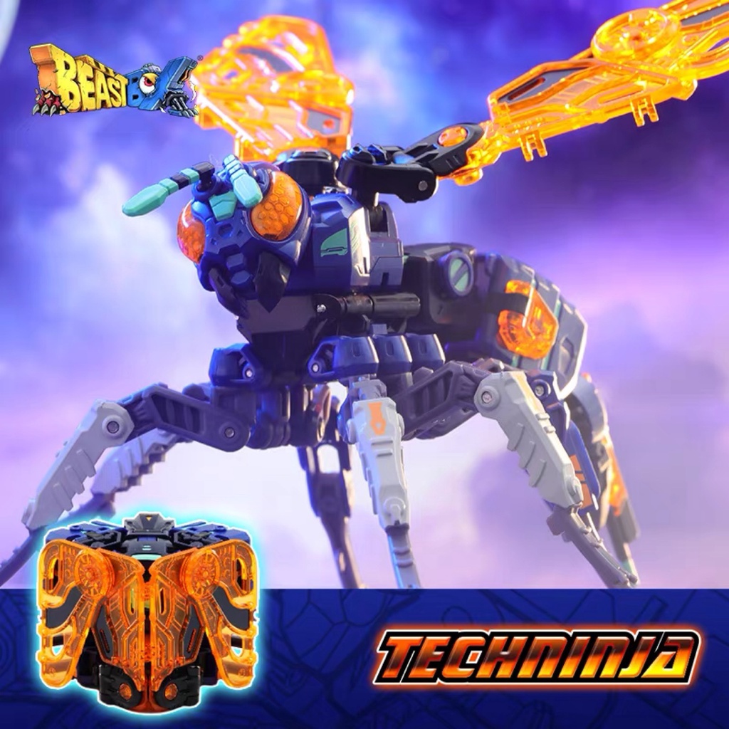 52TOYS Beast Box Magic Ninja BB-38TN Purple Wasp Transformation Toy Mecha Model | Shopee Philippines