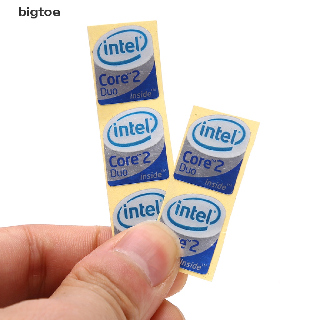 bigtoe 5pcs Notebook Desktop Computer Intel CORE 2 Duo Sticker ...