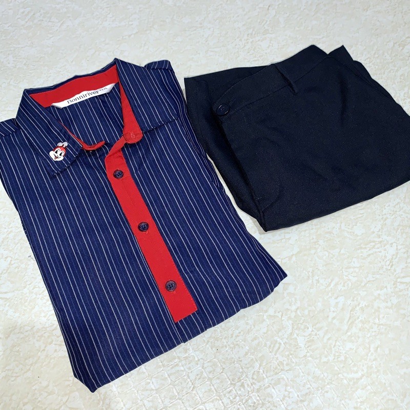 Jollibee Manager Uniform Kids | Shopee Philippines