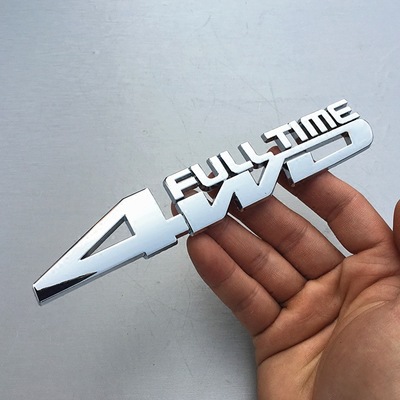 Car Metal Chrome 4WD Displacement Emblem Badge All Wheel Drive Auto ...