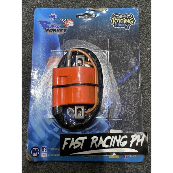 RACING MONKEY IGNITION COIL CARB CDI TYPE universal motorcycle | Shopee ...