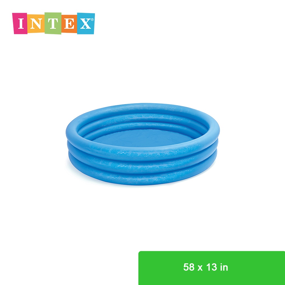 Intex 58426 Crystal Blue Pool 3-Ring Ages 2+ (58 x 13 in) | Shopee ...