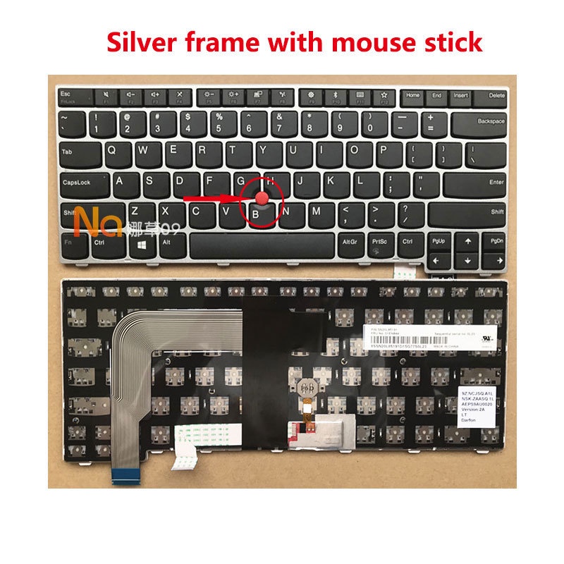 Lenovo ThinkPad t460s t470s S2 Thinkpad 13 US laptop keyboard 00pa534 ...