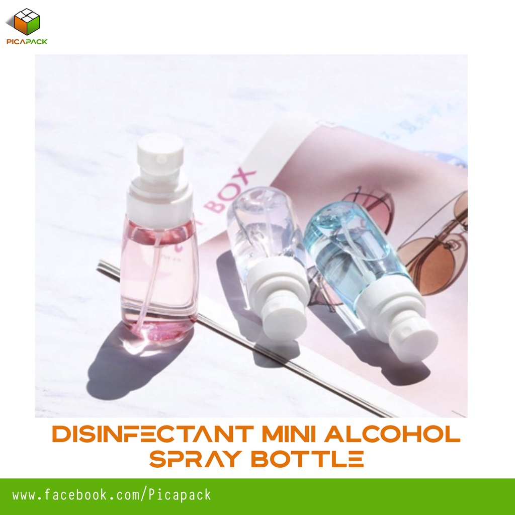 30ML/60ML Disinfectant Mini Alcohol Spray Bottle Spray Cute Alcohol ...